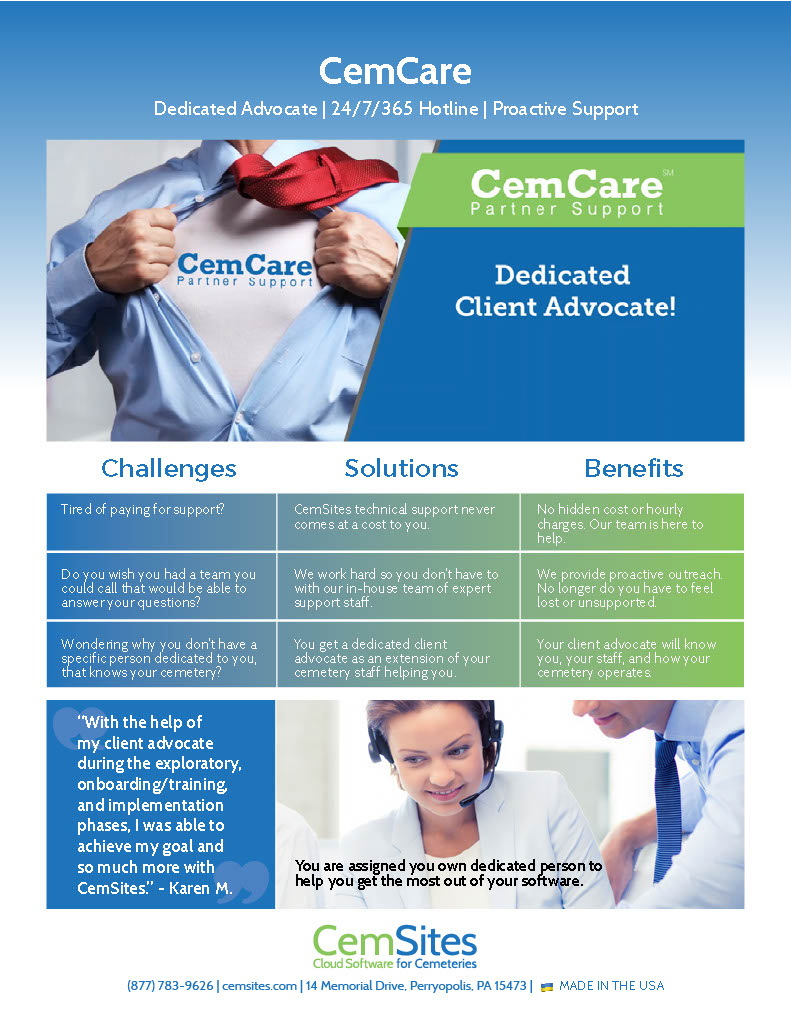 Partner Support - CemSites