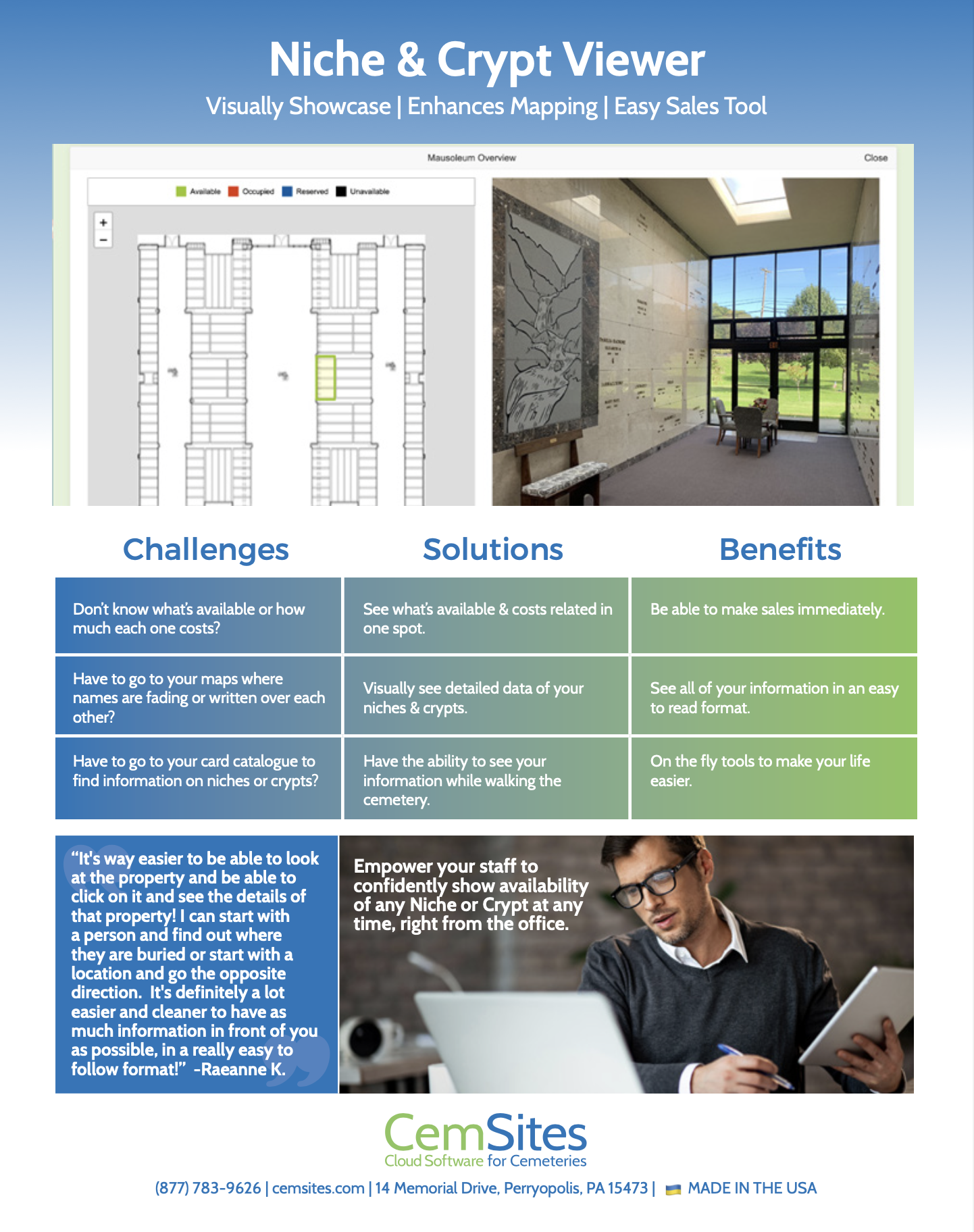 Niche and Crypt Viewer - CemSites